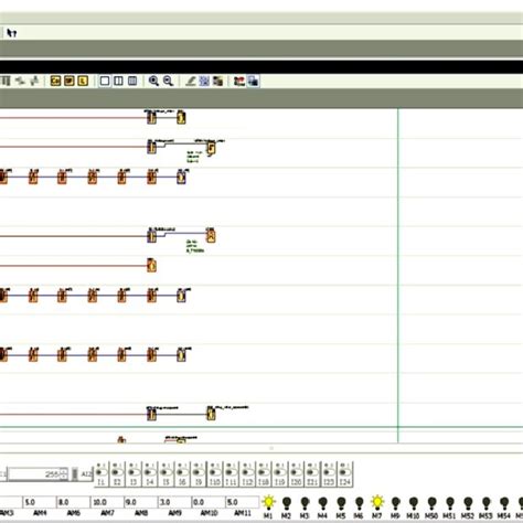Plc Ladder Diagram And Data Monitoring Via Pc Software Download Scientific Diagram