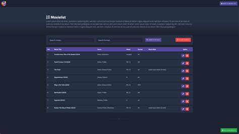 Moviewall Simple Movie PHP Library Script By Endober Codester