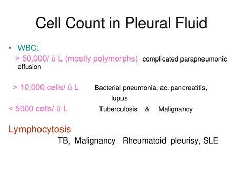 Correcting Pleural Fluid For Rbc At Scarlett Packham Blog