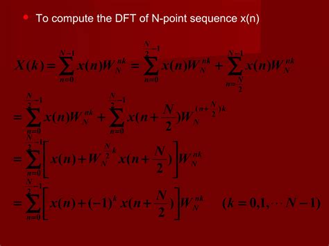 Decimation In Time And Frequency Ppt
