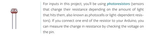 beginner question project 4 photoresistors general guidance