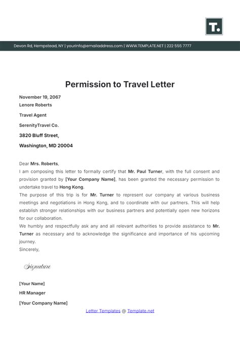 Notarized Letter For Documents