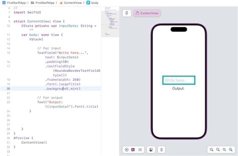 Swiftui Text Input And Output