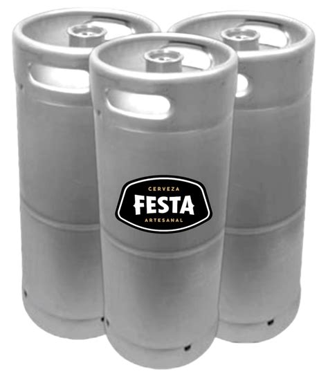 Barril De 20 Litros En Acero Inoxidable Cervecería Festa