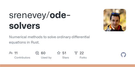 GitHub Srenevey Ode Solvers Numerical Methods To Solve Ordinary Differential Equations In Rust
