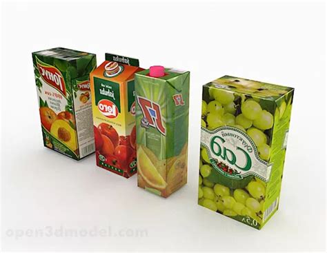 Коробочный сок Бесплатная 3d модель - .MaИкс - Open3dModel