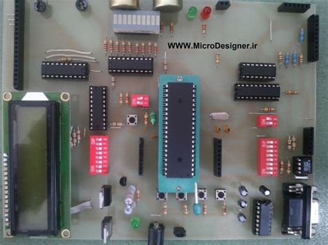 پروژه برد آموزشی میکروکنترلرهای Avr