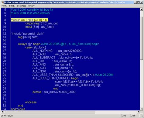 This Source Is Included Source In Both Alu And Alubenchmodule As Follows