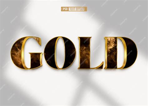 Premium Psd Luxury Gold Text Effect Psd Luxury 3d Text Effect