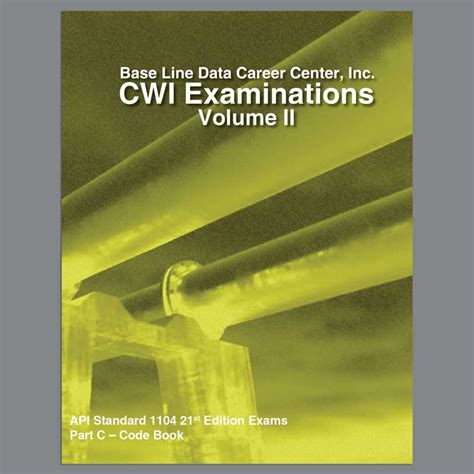 BLD Career Center Inc API Standard St Edition Exams