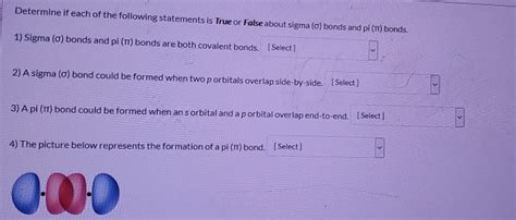 Solved Determine If Each Of The Following Statements Is True