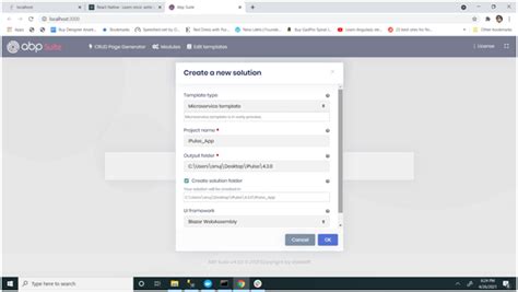 Adding New Module To Microservice Template Solution Not Working 1193
