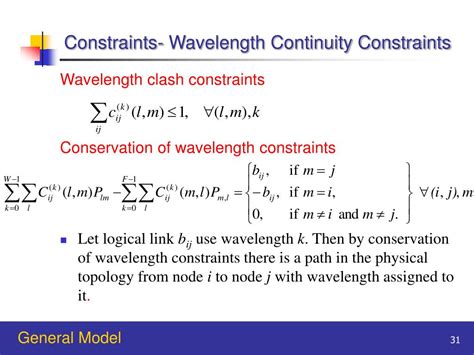 Ppt Research Issues On Routing And Wavelength Assignment For Wavelength Routed Wdm Networks