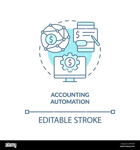 Automation Turquoise Concept Icon Stock Vector Image And Art Alamy