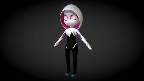 Spider Gwen Download Free 3d Model By Sander Ndreca F80dad9 Sketchfab