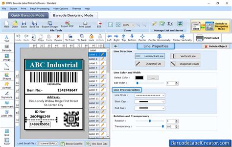 Barcode Label Creator Standard Edition Label Create Barcodes Image Generator Software