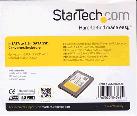 StarTech Com SATA To MSATA Enclosure Review Myce Wiki
