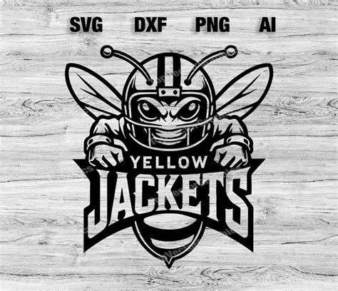 Yellow Jackets Sports Team Logo Svg Png Dxf Ai File Baseball