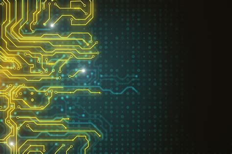 Premium Photo Creative Circuit Texture