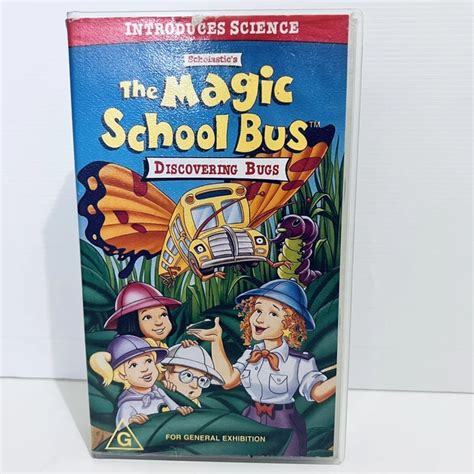 The Magic School Bus Discovering Bugs Vhs Video Tape Introduces Science