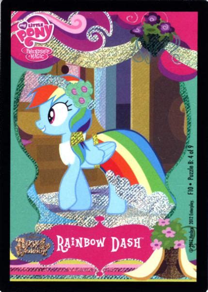 Mlp Rainbow Dash Trading Cards Mlp Merch
