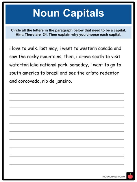 Capitalization Rules Worksheet Pdf Fill Online Printable Worksheets Library