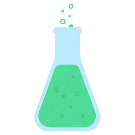 Premium Vector Laboratory Flask Icon Vector Illustration