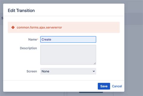 Nullpointerexception While Editing The Name Of A Transition Jira