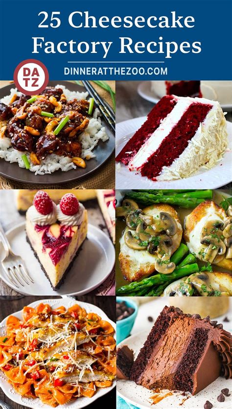 25 Cheesecake Factory Recipes Cheesecake Factory Recipes Copycat