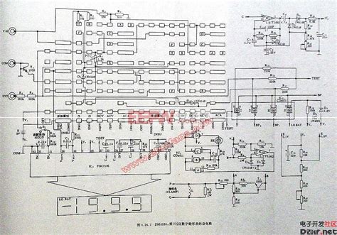 Dt266钳形表电路图 266钳形万用表电路图 266钳形电流表电路图 大山谷图库