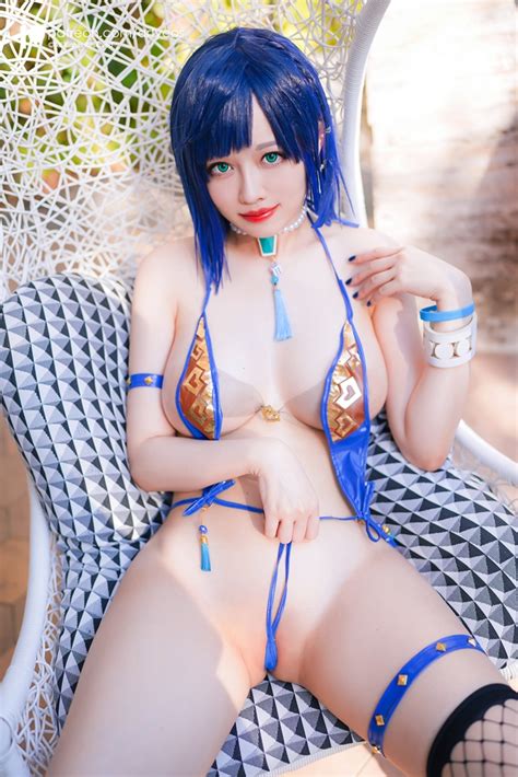 Arty Huang Yelan Swimsuit Genshin Impact Arty Huang Yelan Swimsuit Genshin Impact 23
