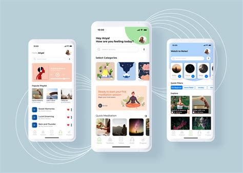 Meditation App Ui Behance