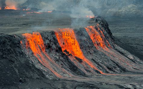 Wallpaper Sea Nature Coast Volcano Lava Terrain Geographical