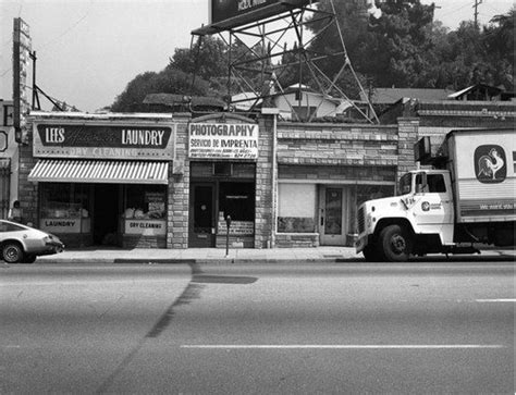 Echo Park History 💔 Exterior View Of Shops On Sunset Blvd Echo Park