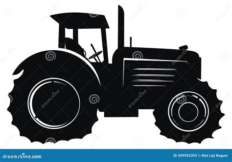 Steampunk Tractor Silhouette Tractors Vector Silhouettetractor