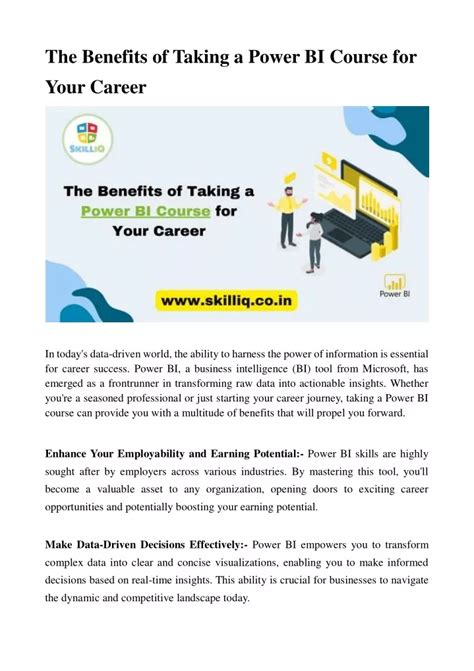 Ppt Power Bi Certification Course Skilliq Powerpoint Presentation Free Download Id12782469