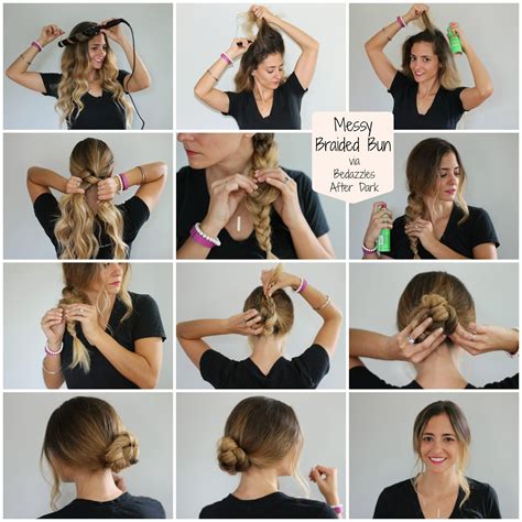 Bedazzles After Dark Garnier Texture Tease Messy Braided Bun