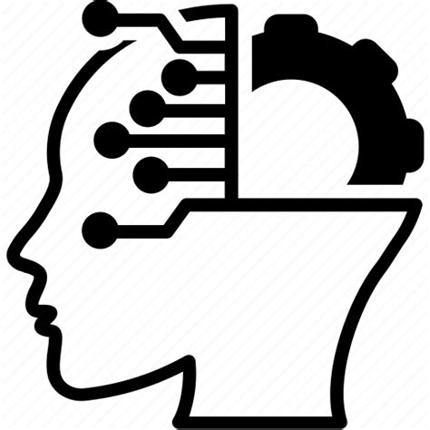 robotics intelligence operation artificial computer science learning digital icon