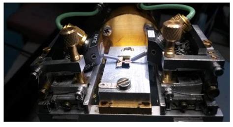 Photo Of The Device Under Test In The Cryogenic On Wafer Measurement Setup Download Scientific