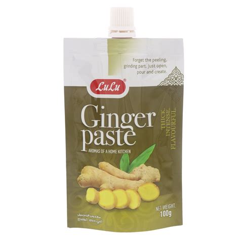Lulu Ginger Paste 100 G Online At Best Price Lulu Qatar
