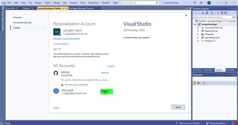 Visual Studio 2022 ASP NET Core Web API Azure Deployment Blocked On