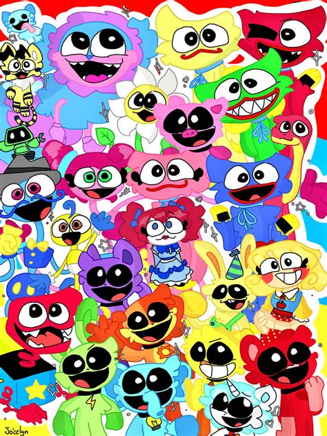 Poppy Playtime Characters By Jdgprincess1 On Deviantart