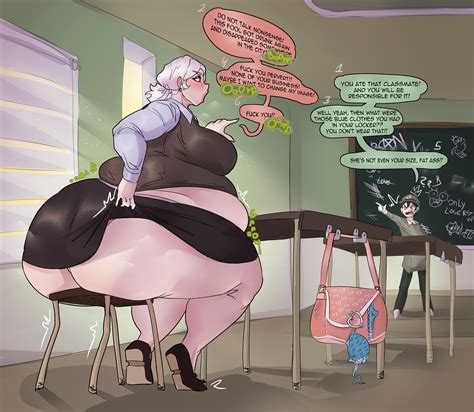 Rule 34 Bbw Burp Burping Chair Classroom Dialogue Digestion English