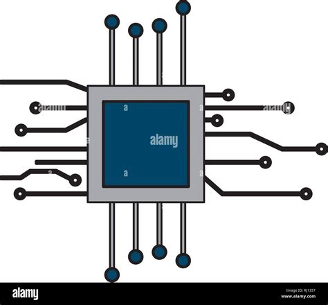 Motherboard Processor Digital Stock Vector Image Art Alamy
