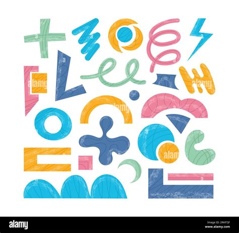 Geometric Facial Features With Facial Emotions Stock Vector Image And Art Alamy