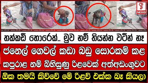 ජනෙල් ගෙවල් කඩා බඩු හොරකම් කරපු කපුරාළ නම් බිහිසුණු රිළවා අත්අඩංගුවට Youtube
