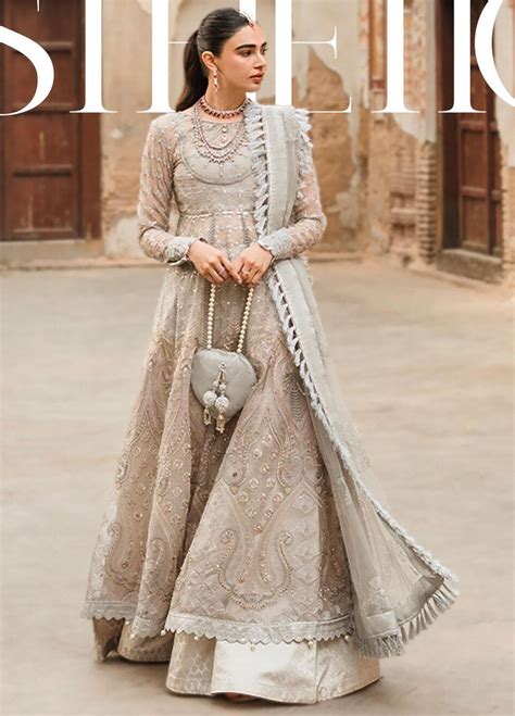 Trousseau By Vitalia Embroidered Organza Suits Unstitched 4 Piece Vt22t