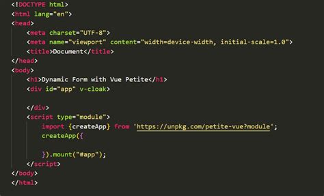 Create Dynamic Form With Vue Petite Spiceworks Myanmar