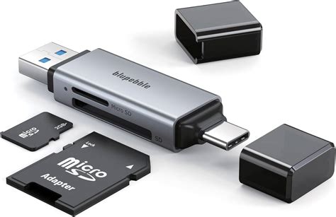 Устройство чтения карт памяти Blupebble Sd Usb 3 0 Usb C Otg адаптер для карт памяти с двумя