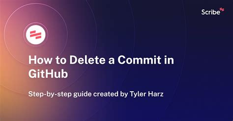How To Delete A Commit In Github Scribe